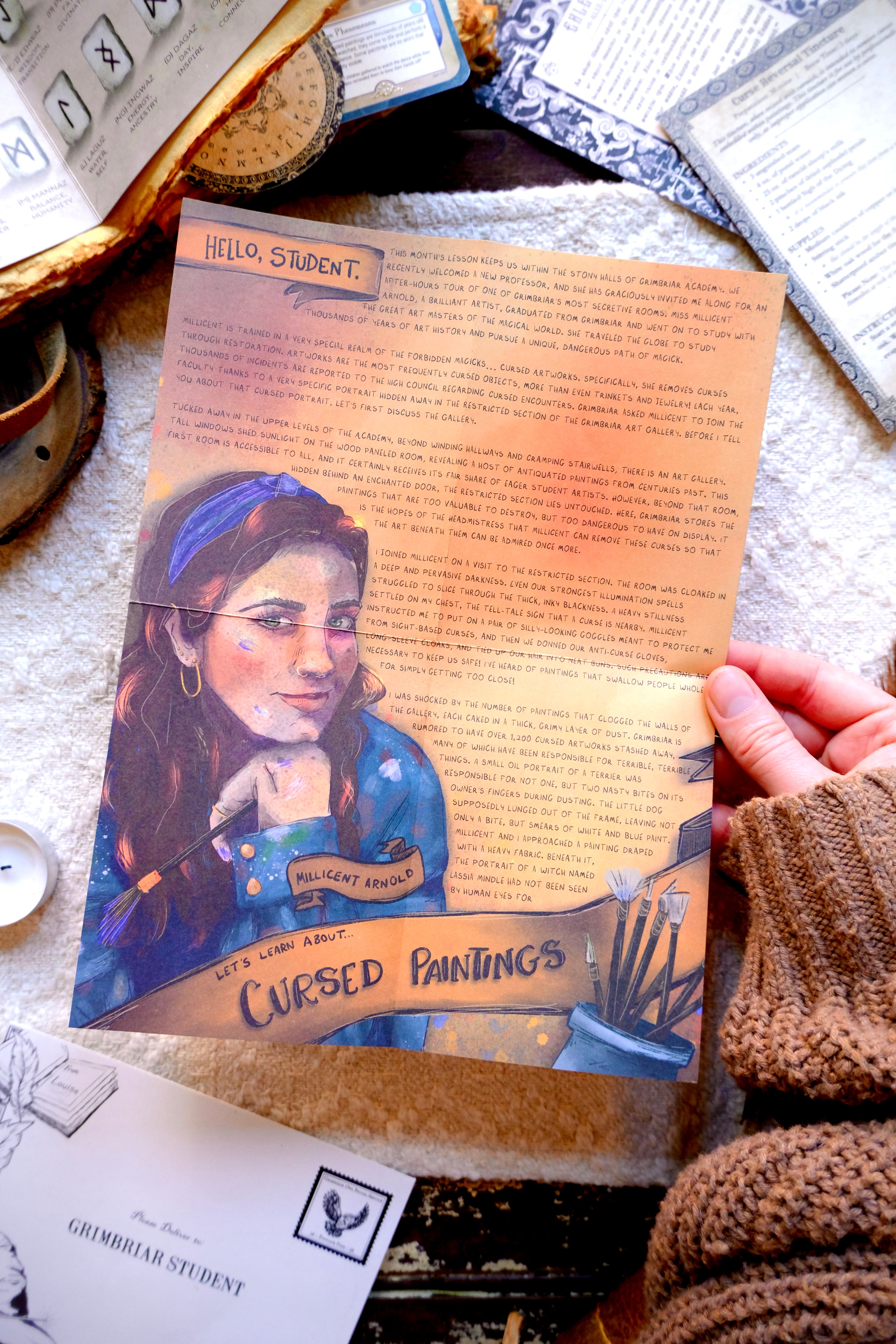 One Year of Letters – Charm Post